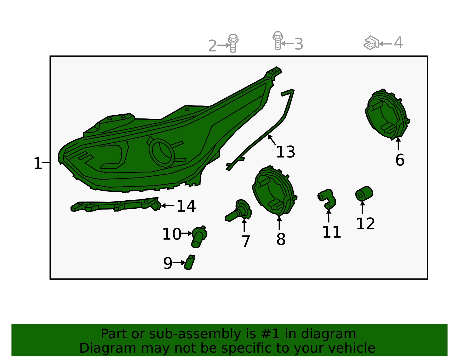 2019-2021 Kia Forte Headlamp Assembly 92102-M7000 | OEM Parts Online