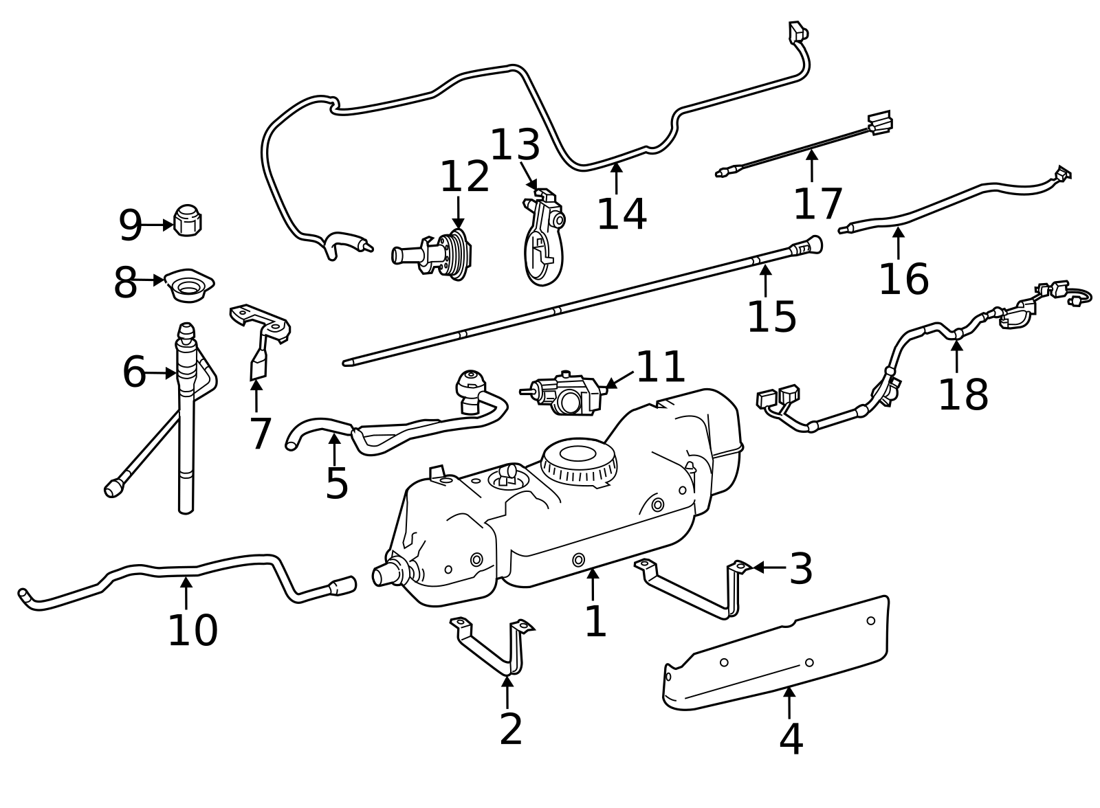 2010-2018 Mercedes-Benz Fuel Pump 002-470-68-94-64 | Mercedes-Benz Parts