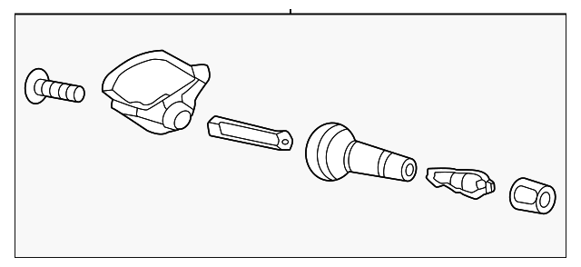 2022-2025 Mitsubishi Tire Pressure Monitoring System (TPMS) Sensor ...