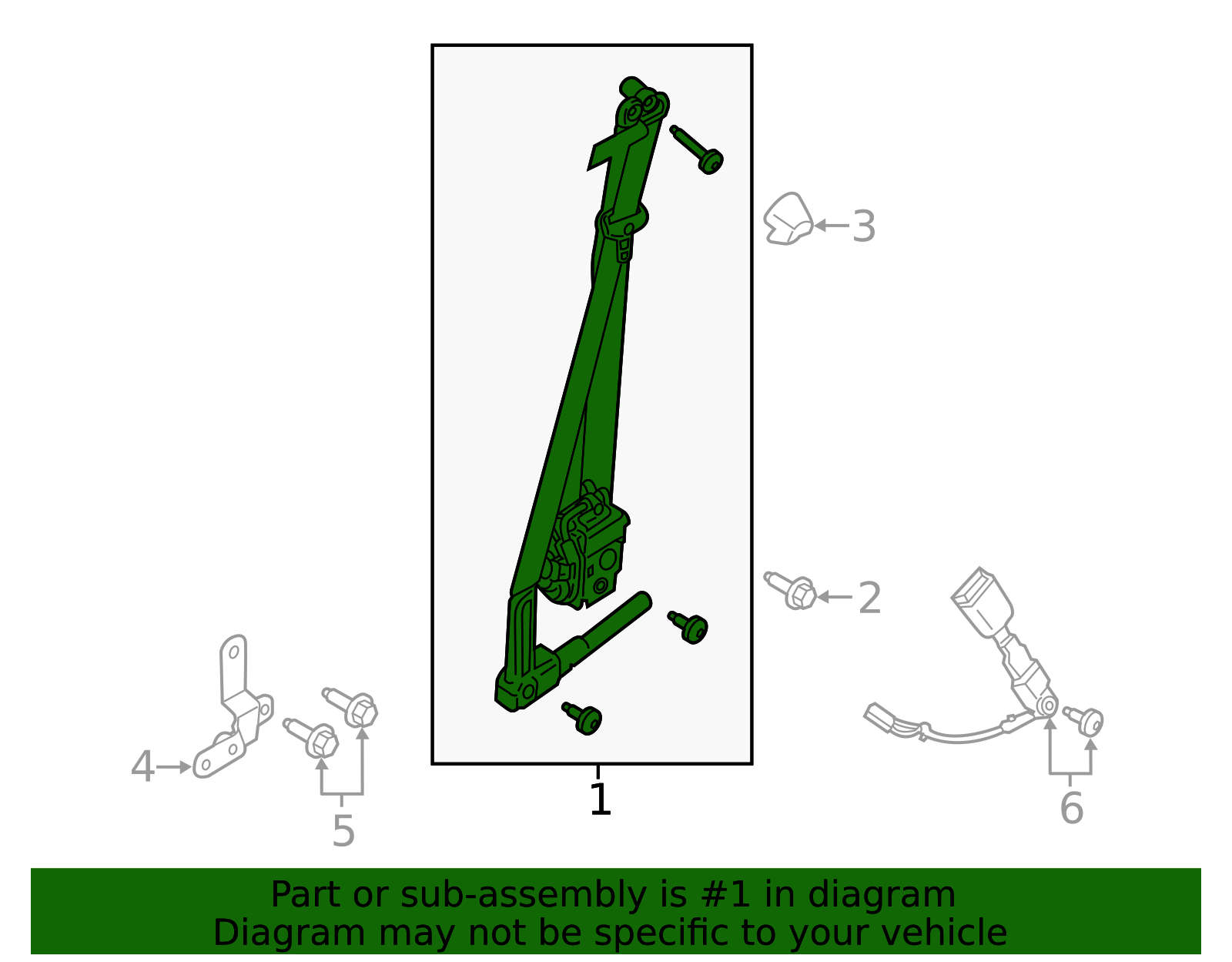 2019-2023 Ford Ranger Pre-tensioner Seat Belt Retra KB3Z-21611B09-AB ...