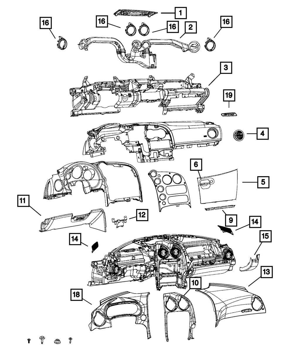 5XV55XR4AA - Instrument Cluster Bezel 2013-2014 SRT Viper | The ...