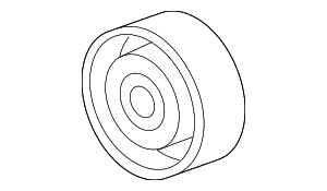 2009-2015 GM Drive Belt Idler Pulley 12606032 GM | GMPartsDirect.com