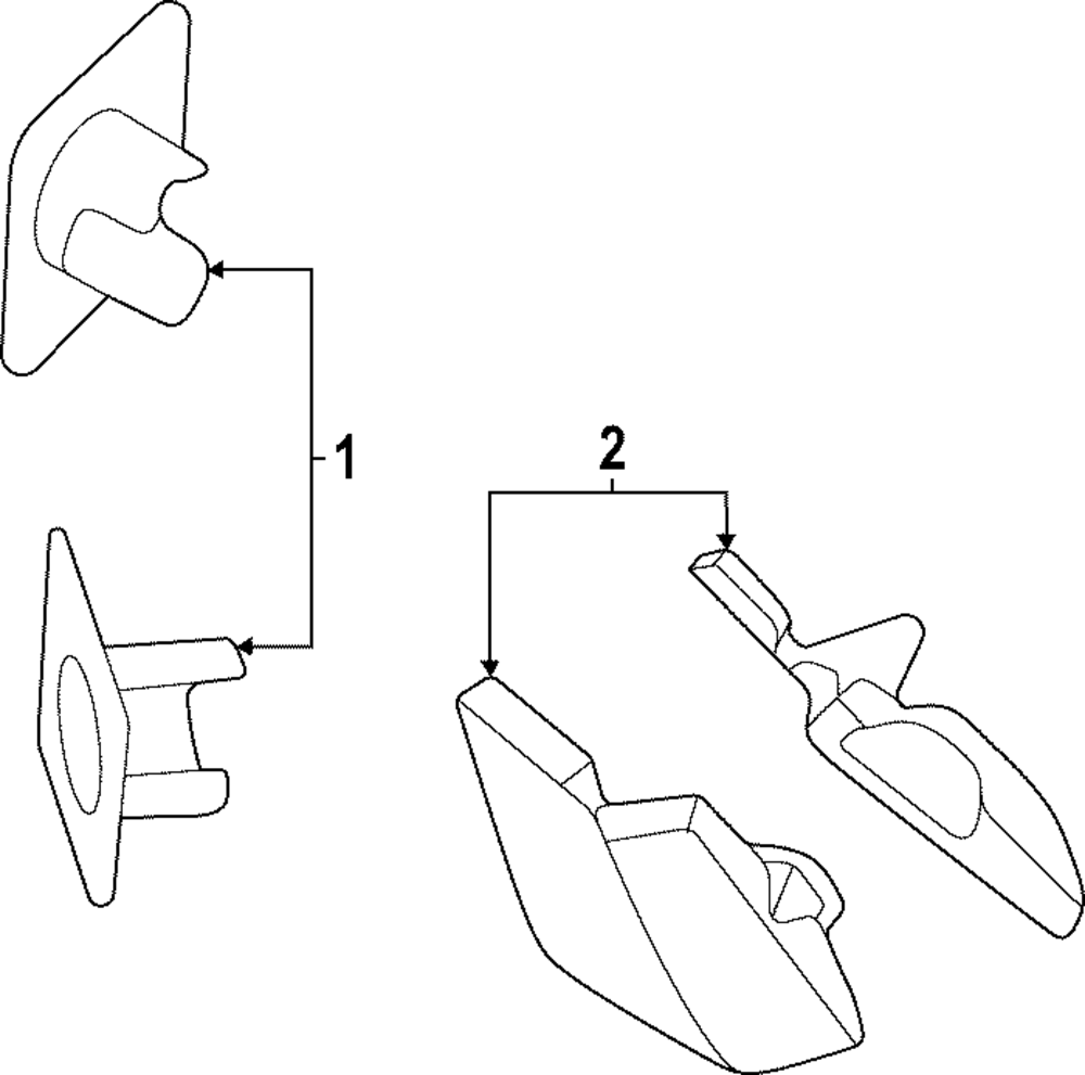 Genuine BMW 51-11-5-A3A-DF6 | Park Sensor Mount Kit | FREE Shipping on ...
