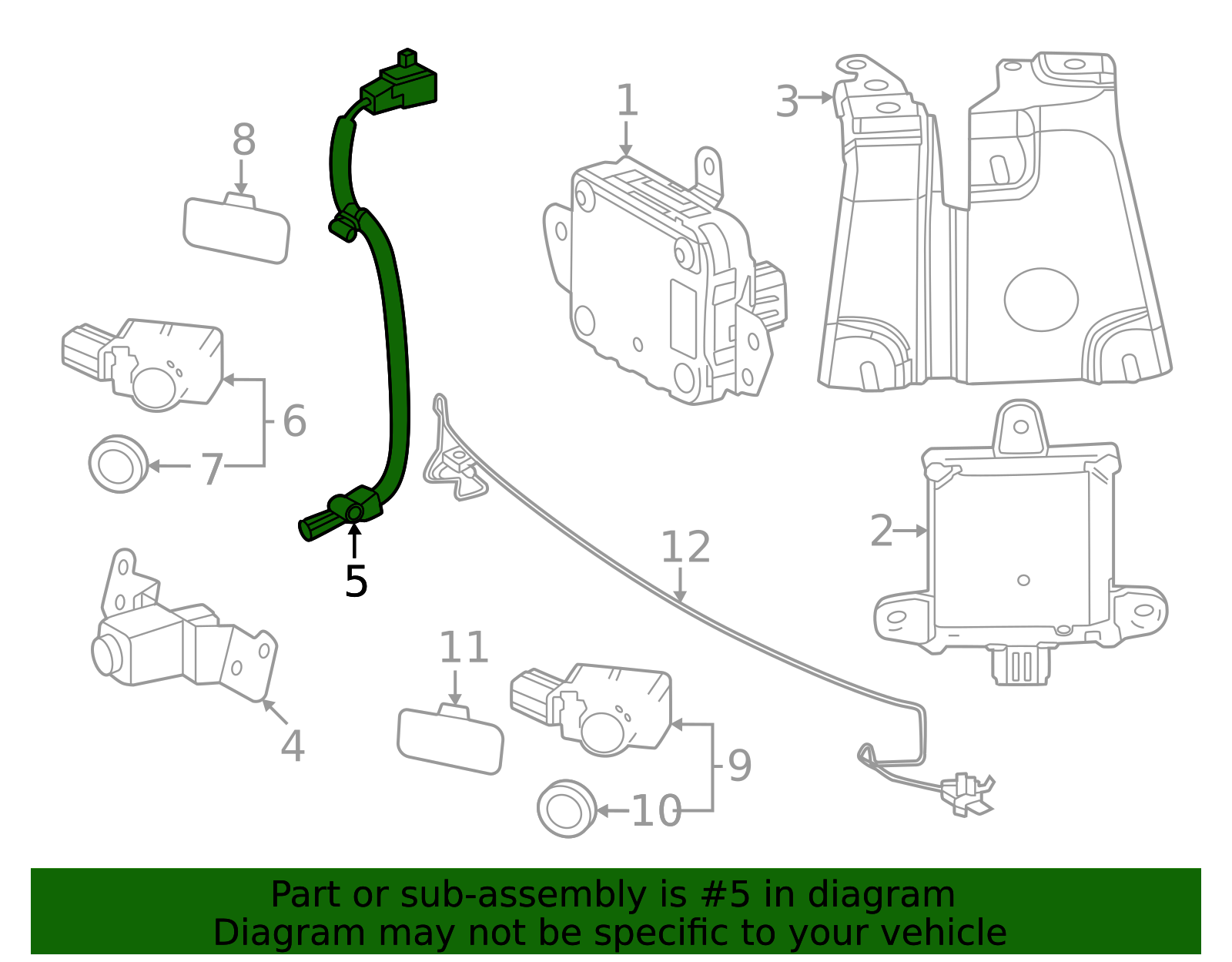 2023-2025 Toyota Crown 2023-2024 Toyota Crown - Wire 86799-30040 ...