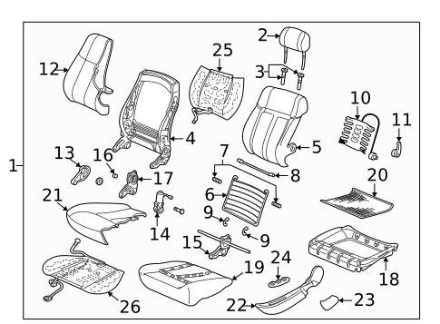 Heated Seats for 2000 Saturn LW1 | Chevy OEM Parts