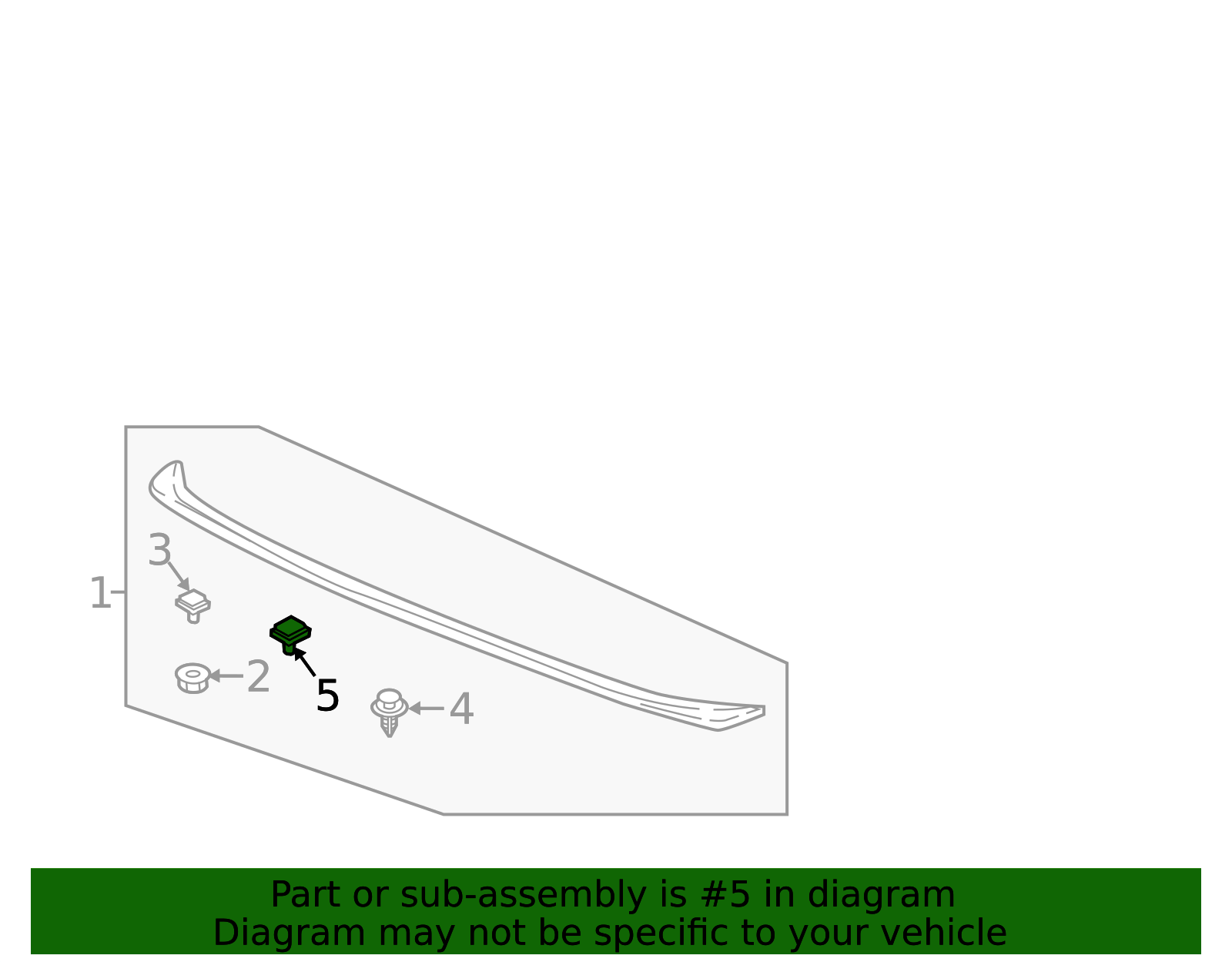 91512-TVA-A01 - Spoiler Assembly Clip 2018-2025 Honda | Honda Parts Online