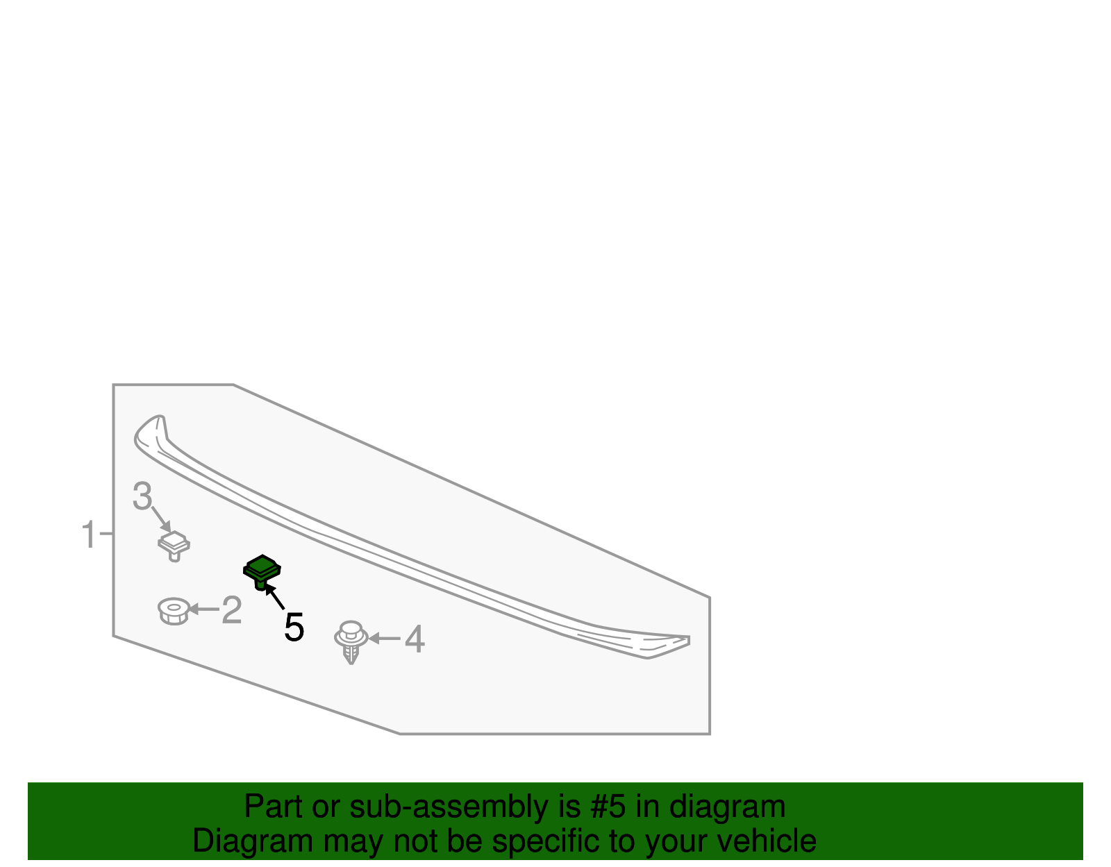 91512-TVA-A01 - Spoiler Assembly Clip 2018-2025 Honda | Honda Parts Online