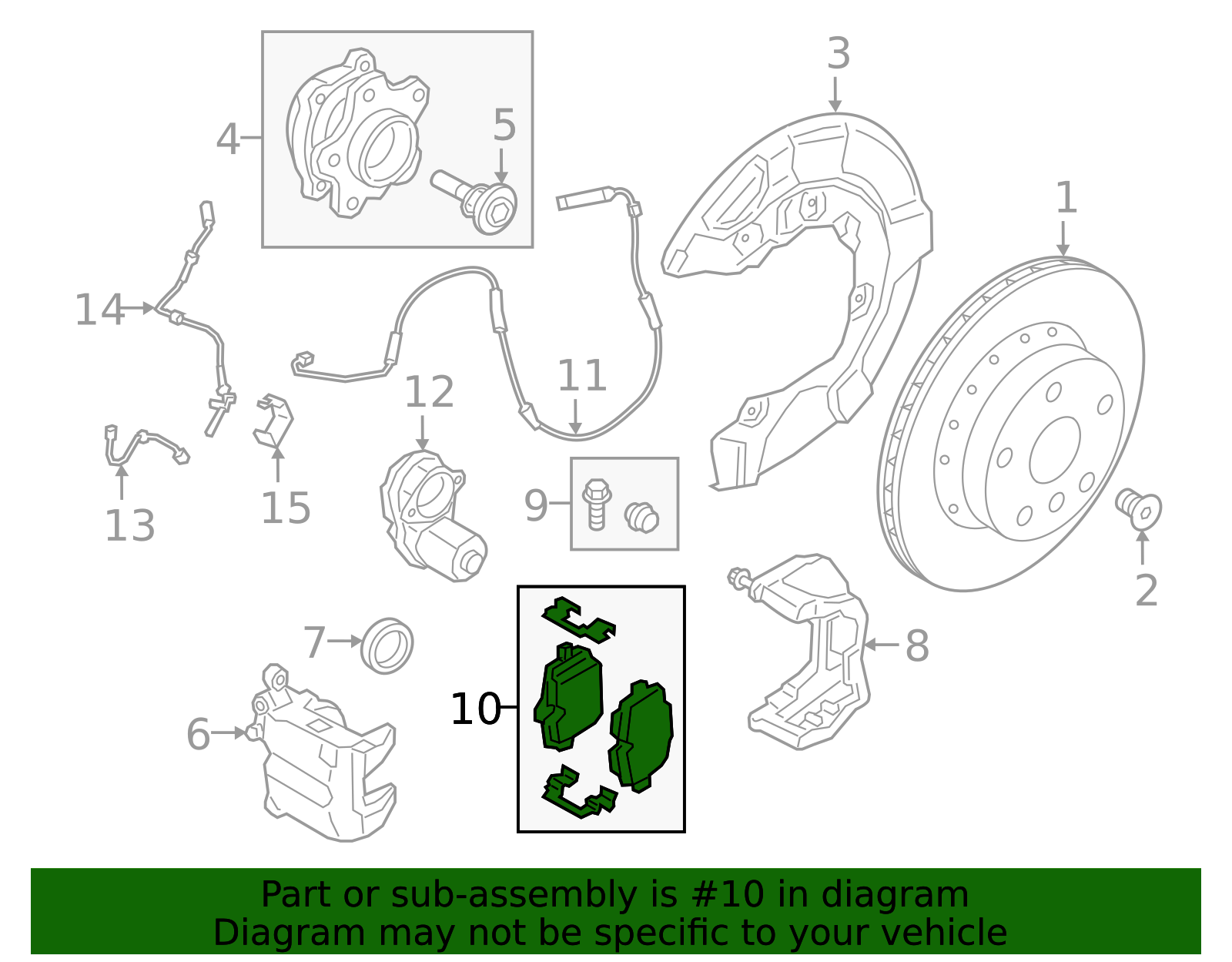 2020-2025 BMW Disc Brake Pad Set Rear 34208093728 | OEM Parts Online