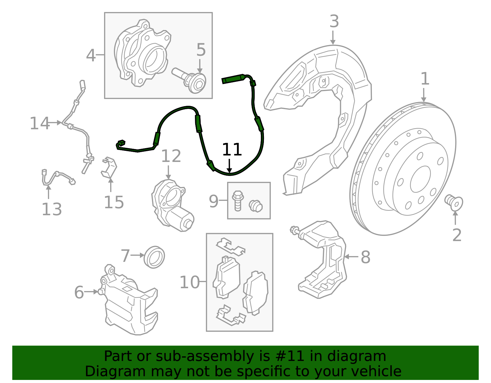 34358095575 - 2021-2025 BMW Wear Indicator (34-35-8-095-575) | BMW of ...