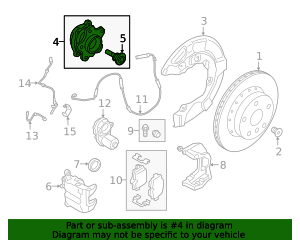2021-2025 BMW Hub Assembly 31208095641 | OEM Parts Online
