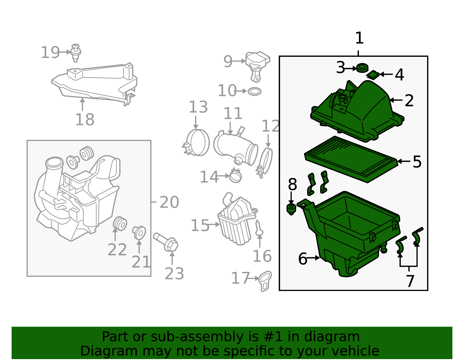 LF50-13-320D - High-Quality Air Filter And Housing Assembly for 2004 ...