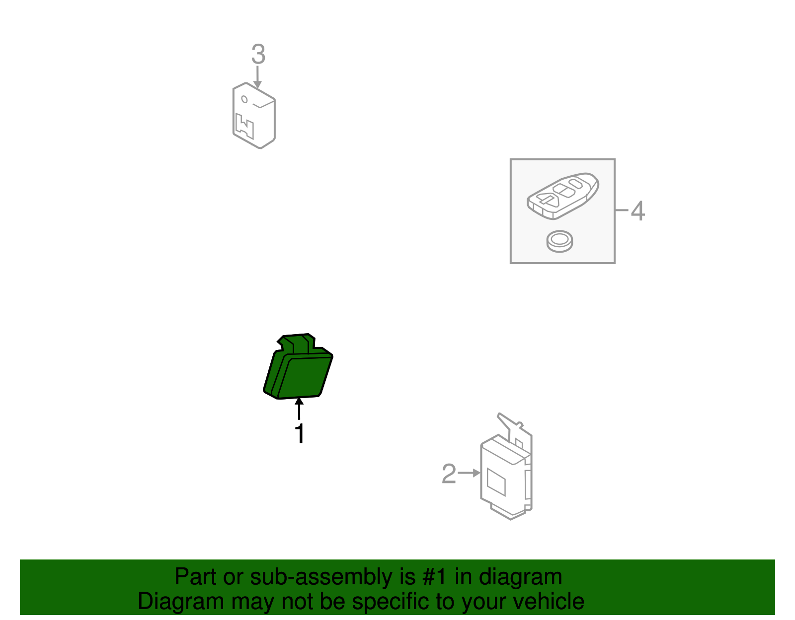 95400-1RFD0 - Module - 2013 Hyundai Accent | World OEM Parts Hyundai