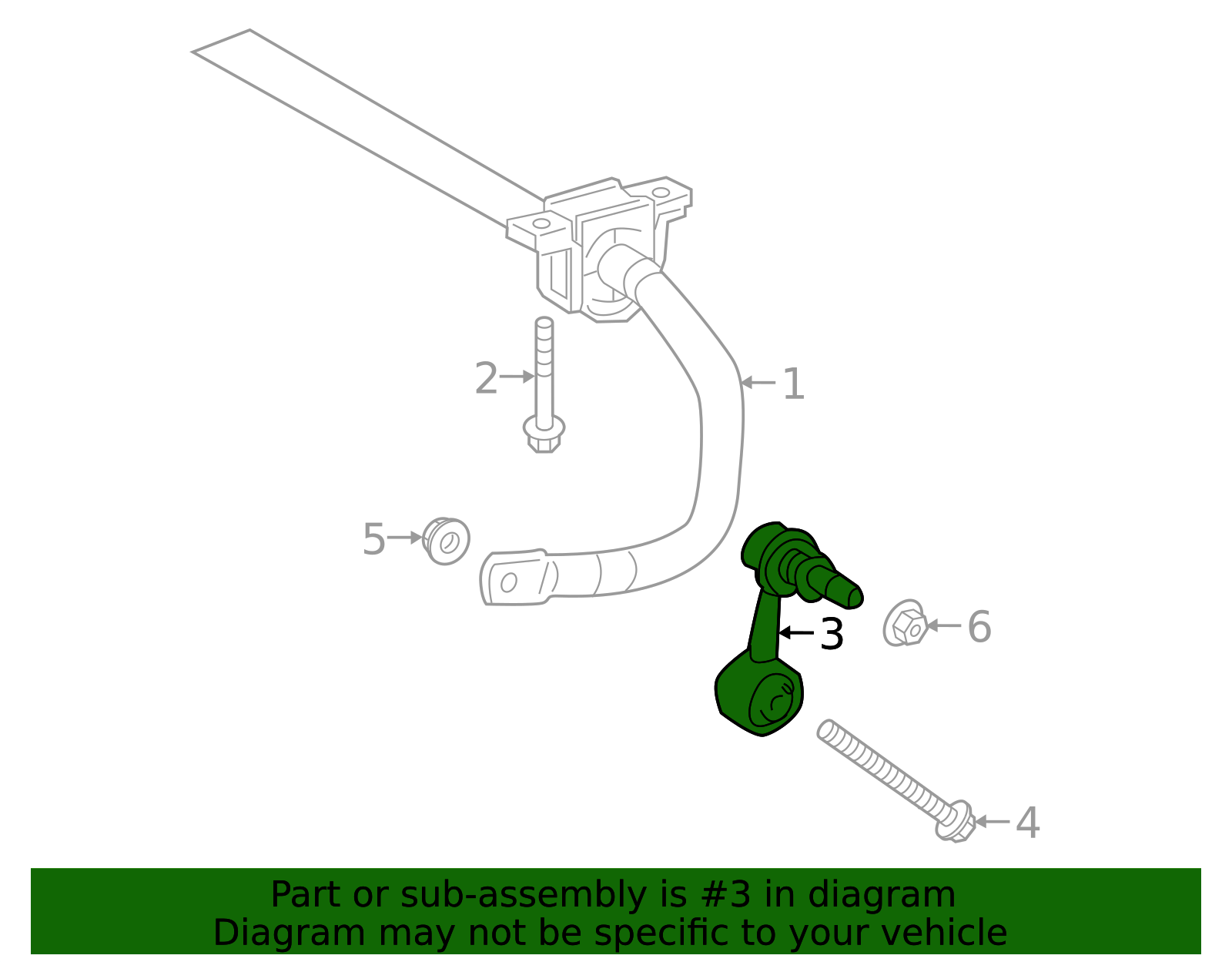 2022-2025 Toyota Stabilizer Link 48830-0A010 | Toyota Parts Center