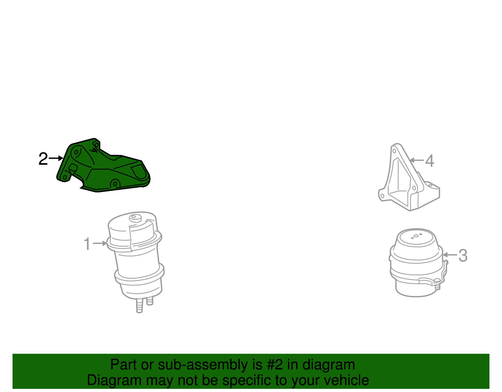 12311-31050 - Mount Bracket - 2006-2020 Lexus | My L Parts