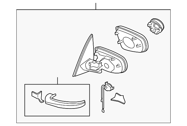 51-16-7-282-732 - Mirror Assembly - 2007-2013 BMW X5 | BMWPartsHub