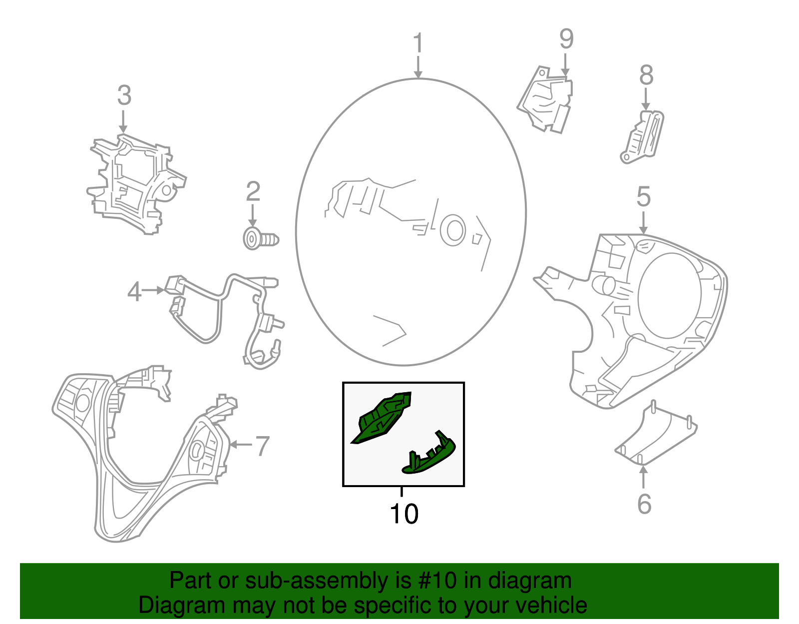 2015-2020 Acura Cruise Switch 35870-TZ3-A11ZA | AcuraPartsNow.com