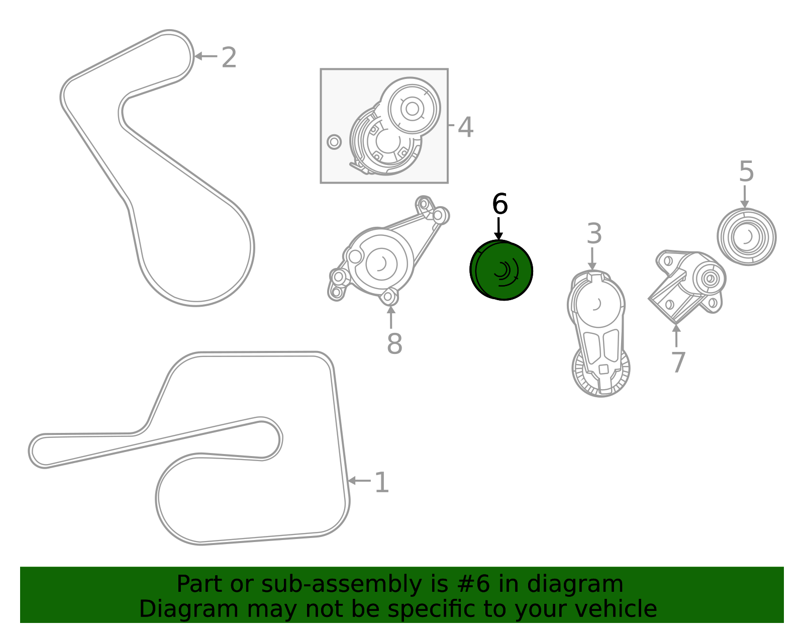 Idler Pulley 53011556AA | Mopar Parts Canada