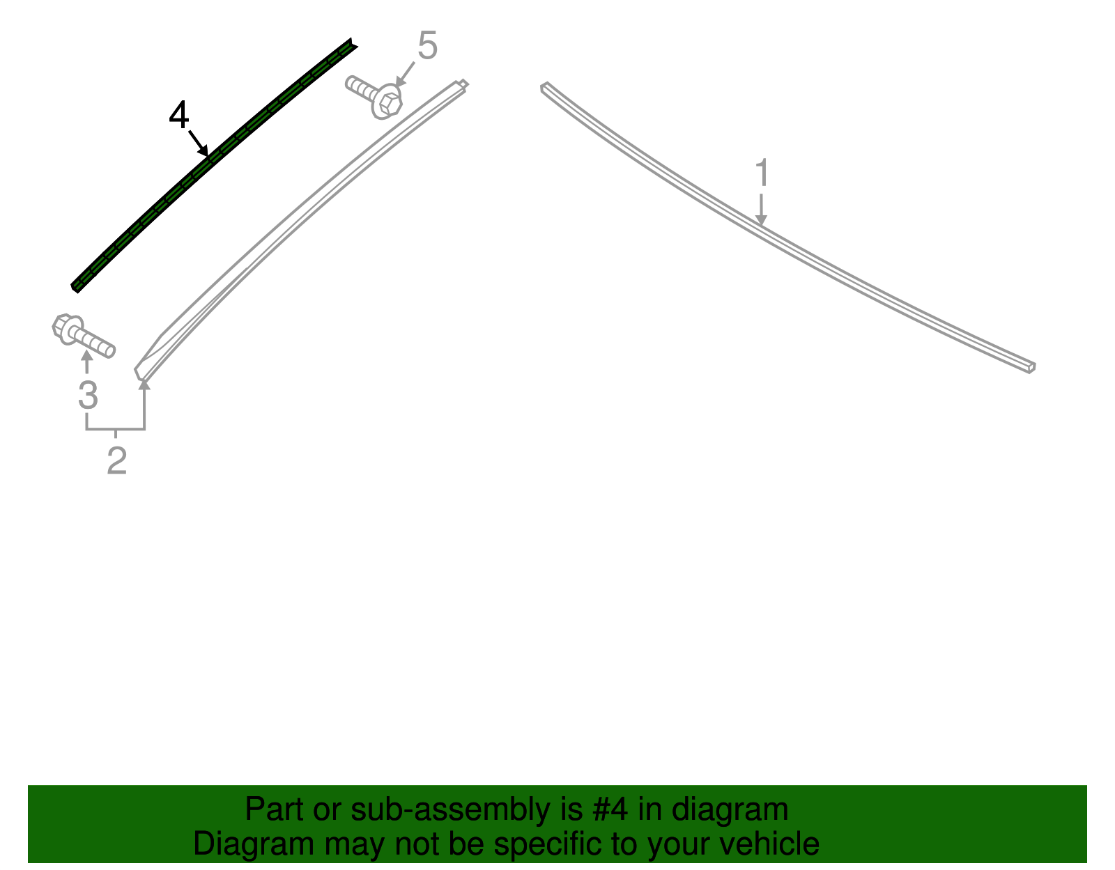 Hyundai - 86137-B1000 - Side Molding Retainer Bracket - 2015-2020 ...