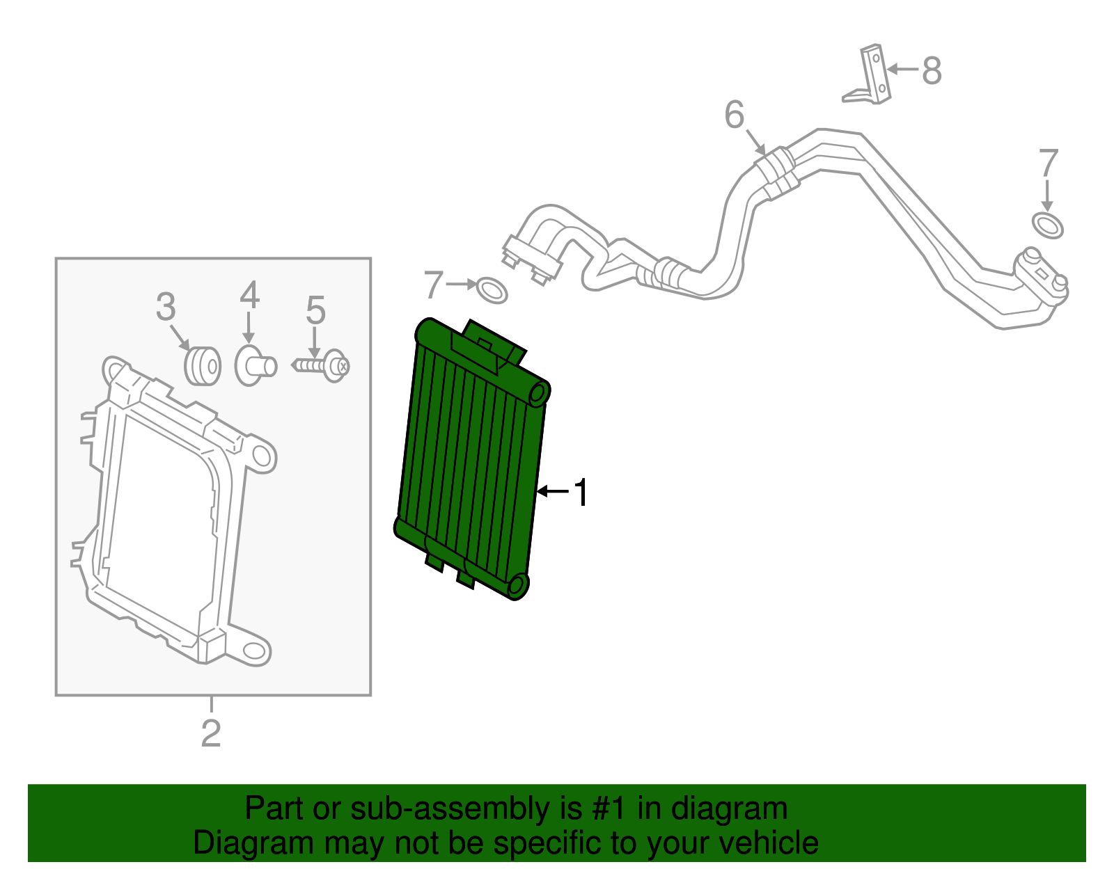 17-21-7-618-360 - Oil Cooler - 2012-2016 BMW | Buy BMW Parts Now