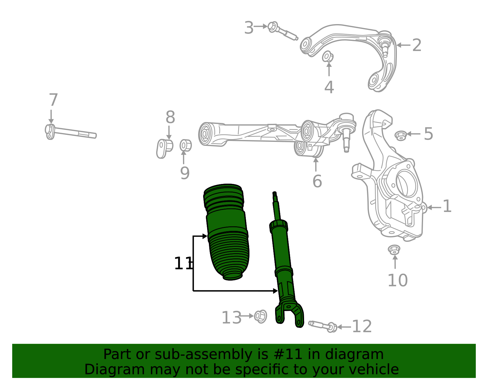 68318301AG - Air Spring 2019-2026 Ram 1500 | Mopar Factory Parts Warehouse