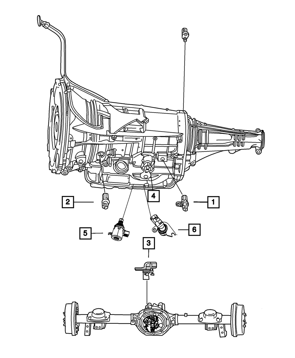 52125003AD - Wheel Speed Sensor 2007-2018 Mopar | The Official Mopar eStore