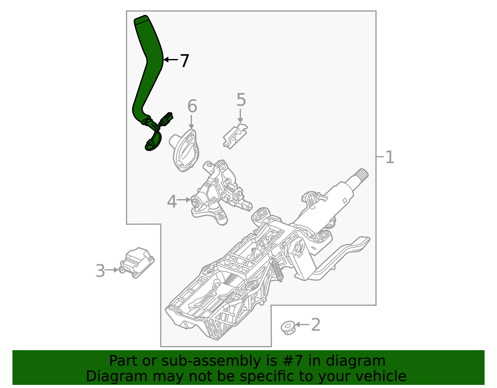 2022-2025 GM Shift Lever 85565583 | Courtesy Parts