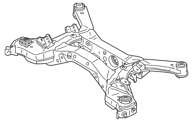 2021-2025 Nissan Rogue Suspension Cross-Member 55400-6RA1A | My Nissan Part