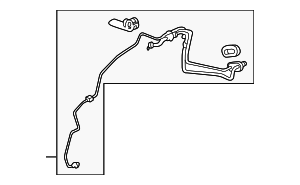 80320-SDN-A02 - 2003-2007 Honda Accord - Pipe Assembly Air Conditioner ...