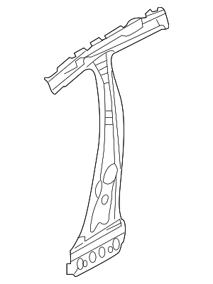 71402-4R000 - Body B-Pillar - 2011-2015 Hyundai Sonata | World OEM ...