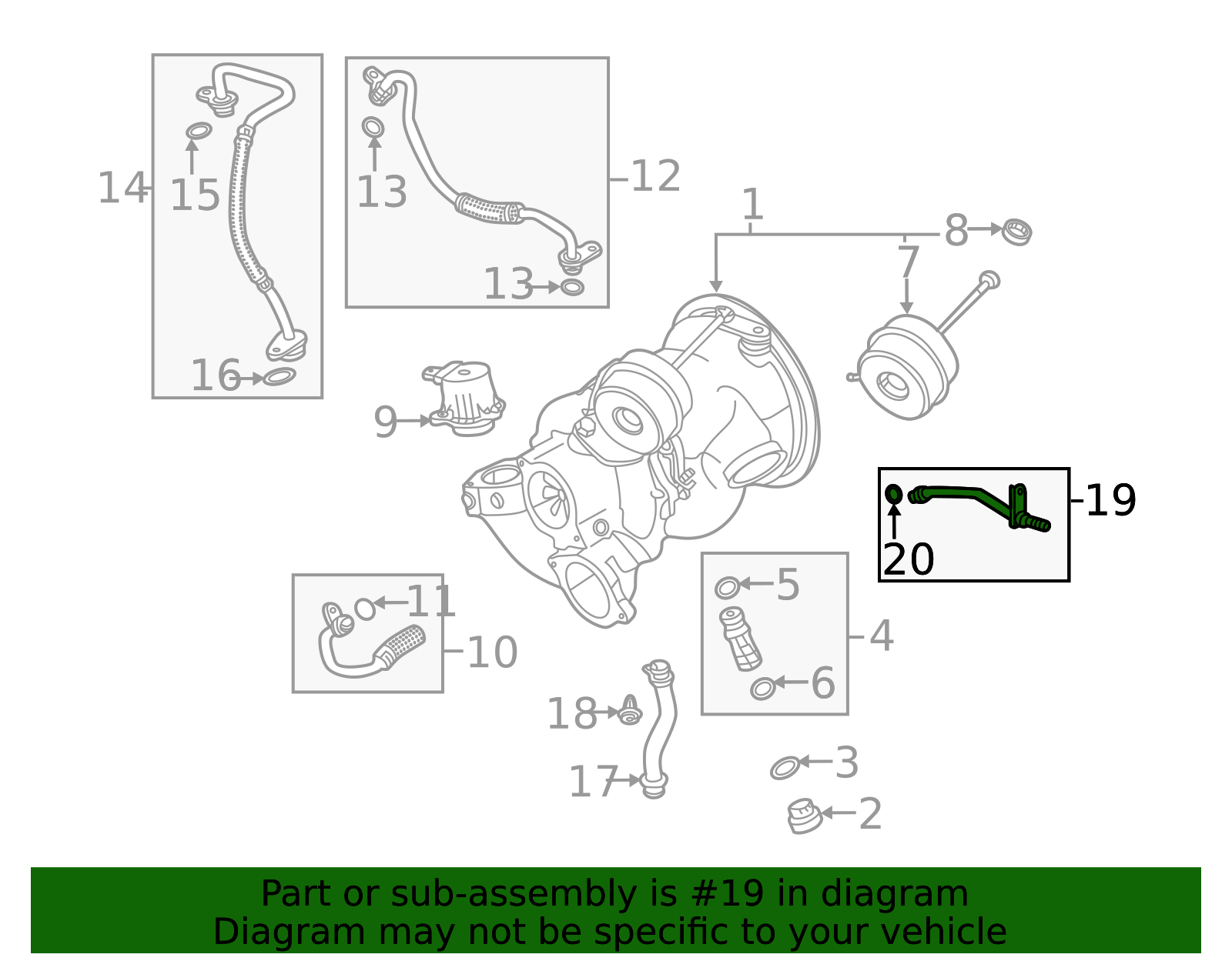 2018-2025 Audi Pipe 06M-133-380-A | TascaParts.com