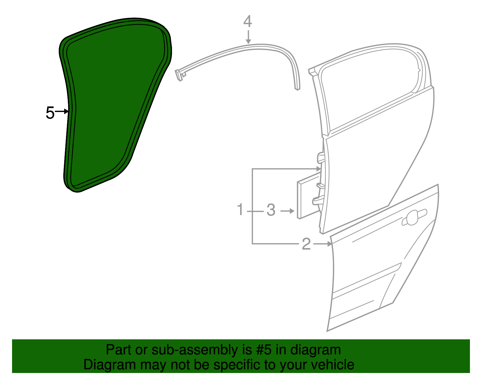 15878956 - Door Weather-Strip | Partners Chevy