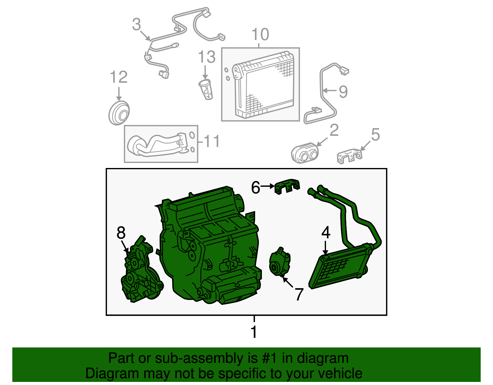 Genuine Toyota Case Assembly part# 87050-0C020 for 2007-2013 Toyota ...