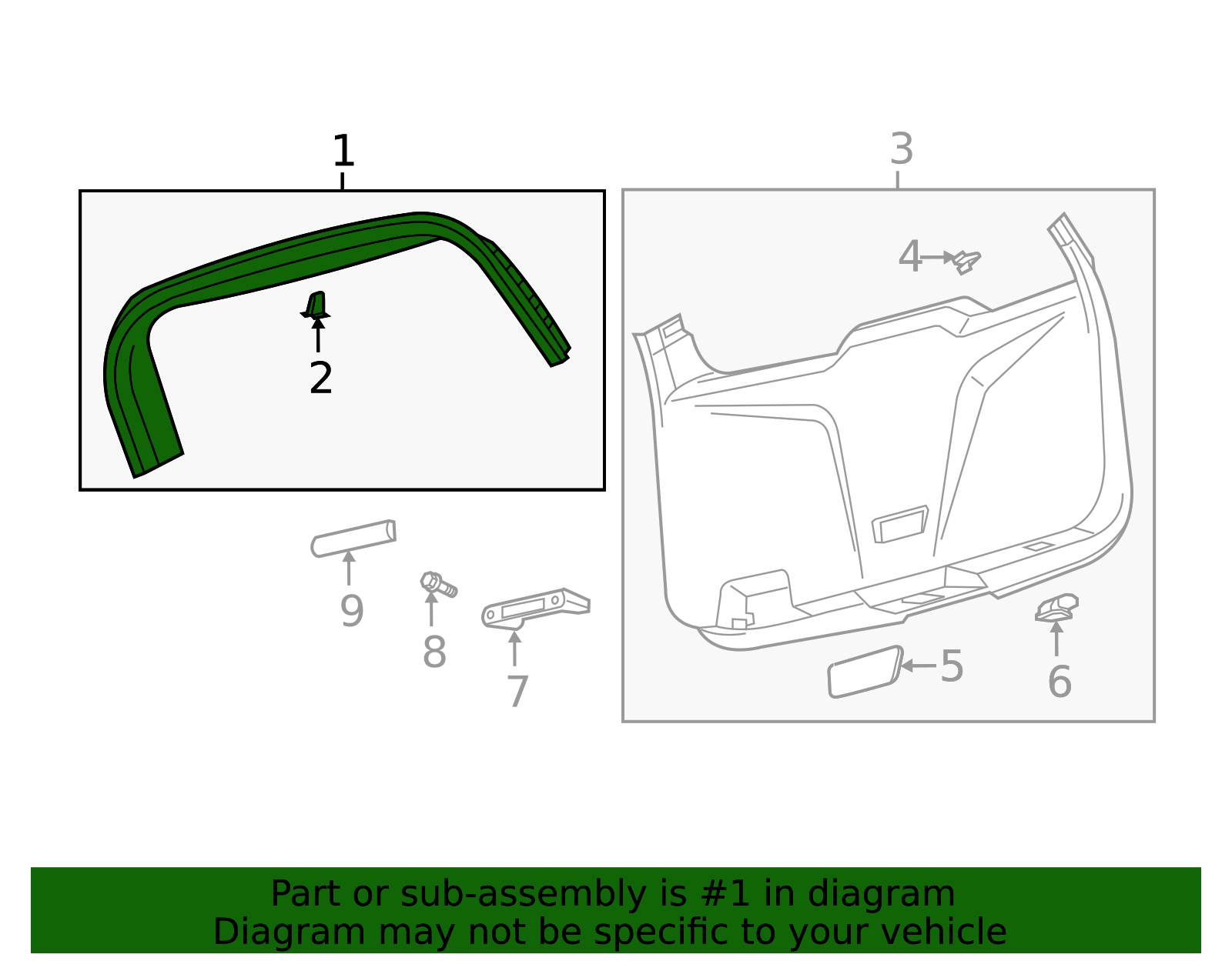 2011-2015 Ford Lift-Gate Trim Cover BB5Z-7842410-AA | Awesome Parts Ford