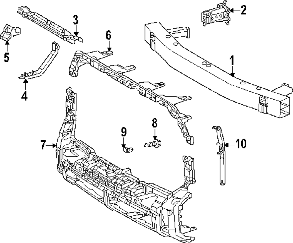 2022-2025 Toyota Tundra Lower Support 52117-0C040 | Toyota Parts Center