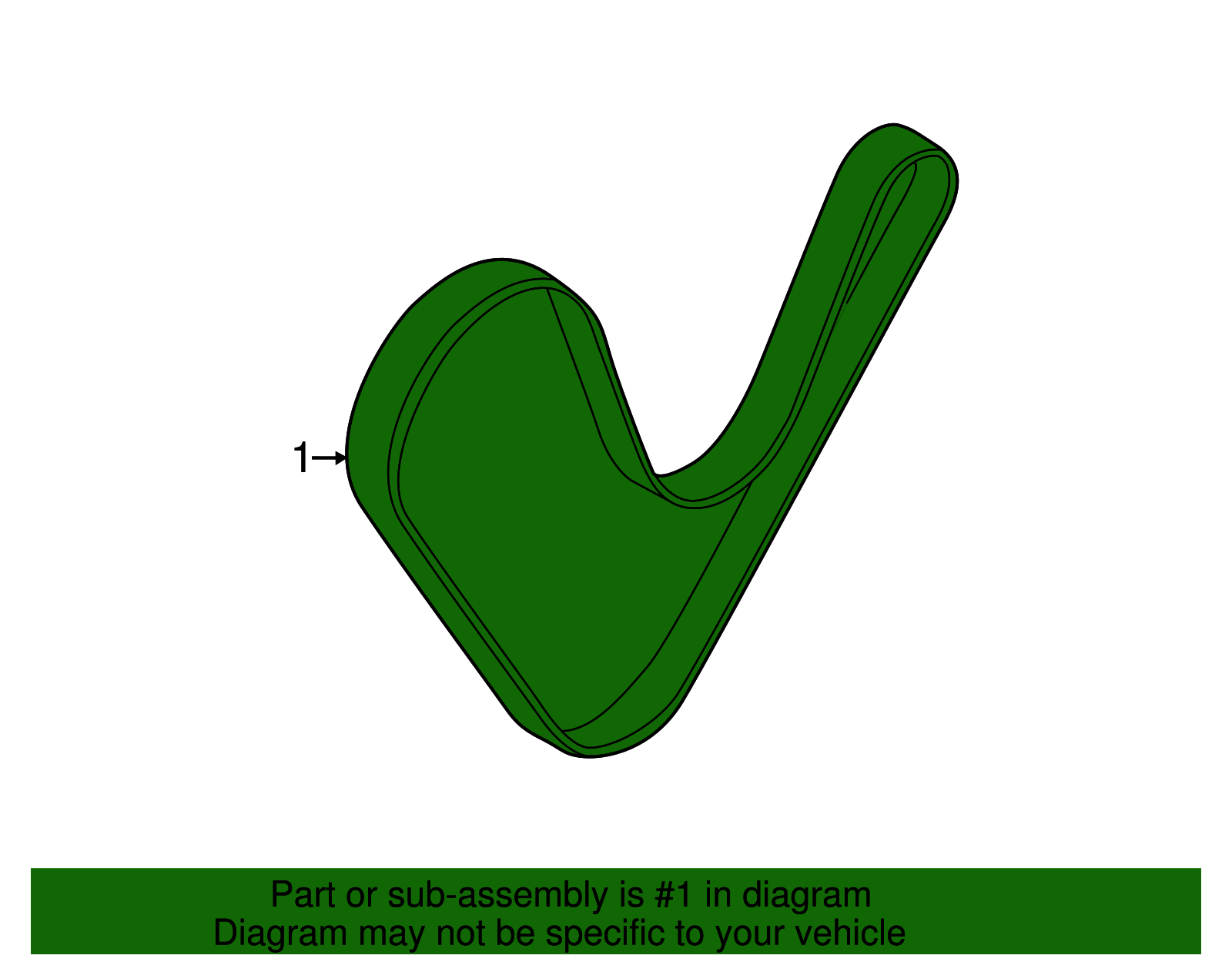 Hyundai - 25212-2E820 - Serpentine Belt - 2011-2016 Hyundai | OEM ...