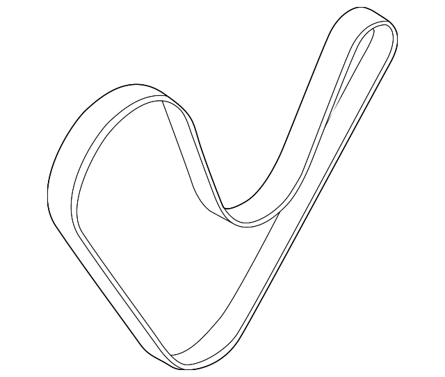 25212-2E820 - Hyundai Serpentine Belt 2011-2016 Hyundai | Performance ...