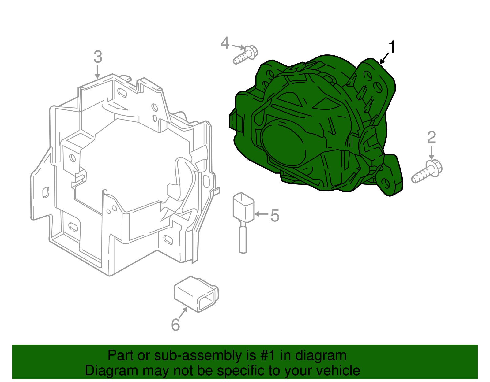 2016-2023 Mazda Fog Lamp Assembly GHP9-51-680A | RealMazdaParts.com
