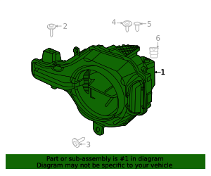 2021-2025 Ford Bronco Headlamp Assembly P2DZ-13008-B | TascaParts.com