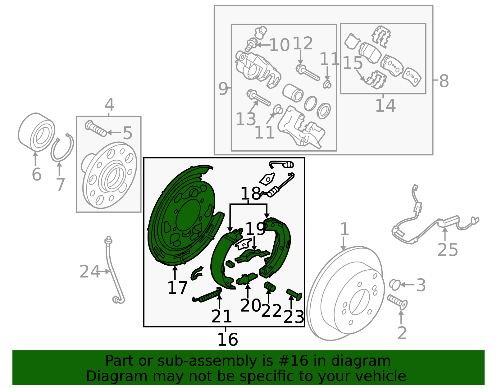 58250-2S300 - Parking Brake 2011-2016 Kia Sportage | Kia.Parts Store