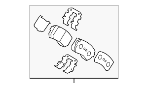 2014-2016 Kia Sportage Brake Pads 58302-2SA10-DS | OEM Parts Online