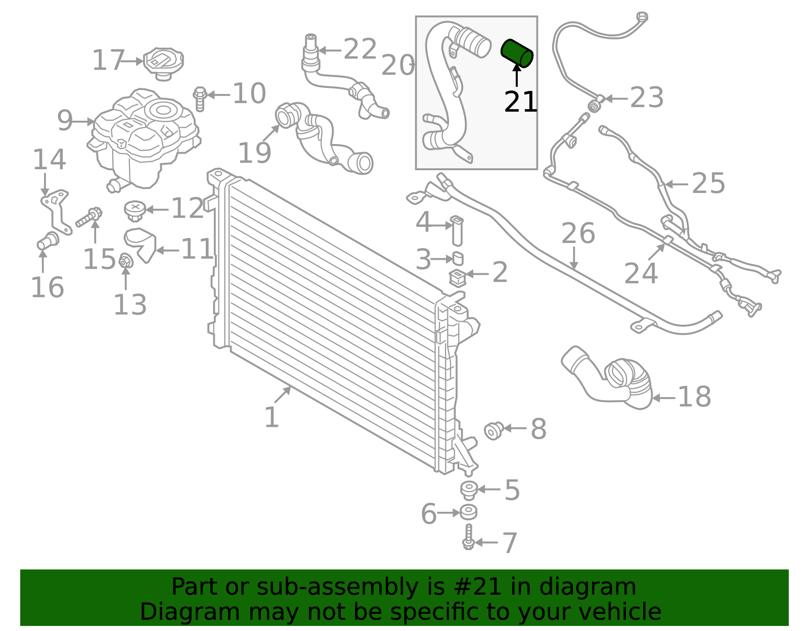 2020-2025 Audi Hose 0P2-121-051 | Audi USA Parts
