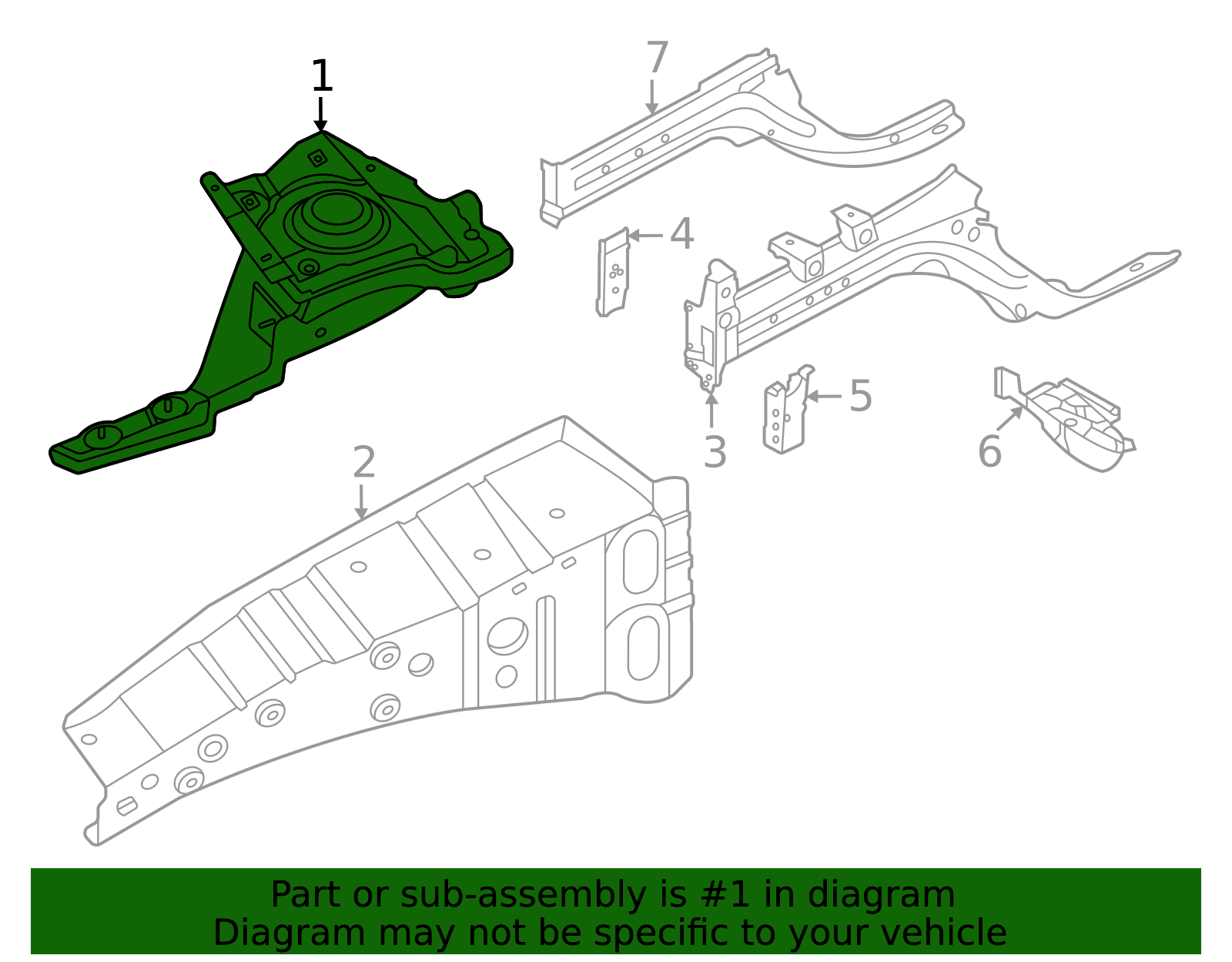 2020-2025 Nissan Versa Apron Assembly F4120-5EEMA | Nissan Parts Plus