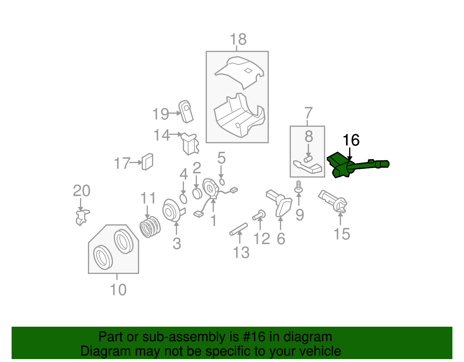2007-2014 GM Turn Signal, Headlight, Windshield Wiper and Windshield ...