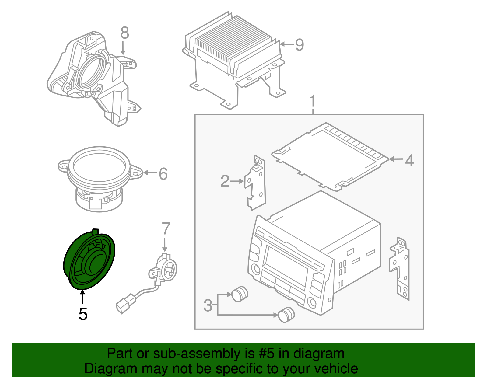 2017-2022 Kia Sportage Speaker 96330-D9000 | OEM Parts Online