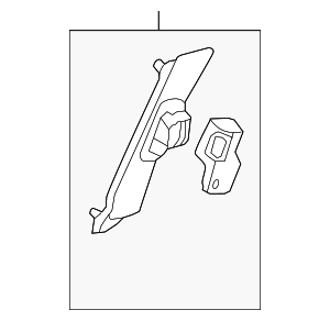 81460-T0A-A01ZB - Adjuster Shoulder Slide *YR449L* (Cashmere Ivory ...