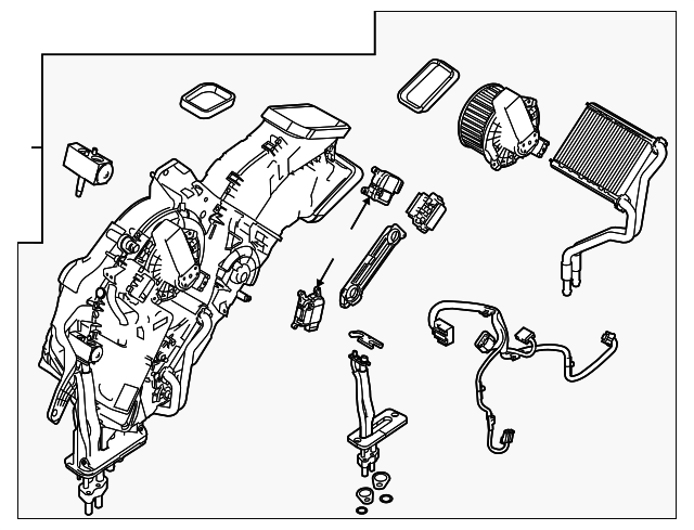 2010-2019 Ford Flex | Evaporator Assembly | DA8Z-19850-AV | Walls' Ford ...