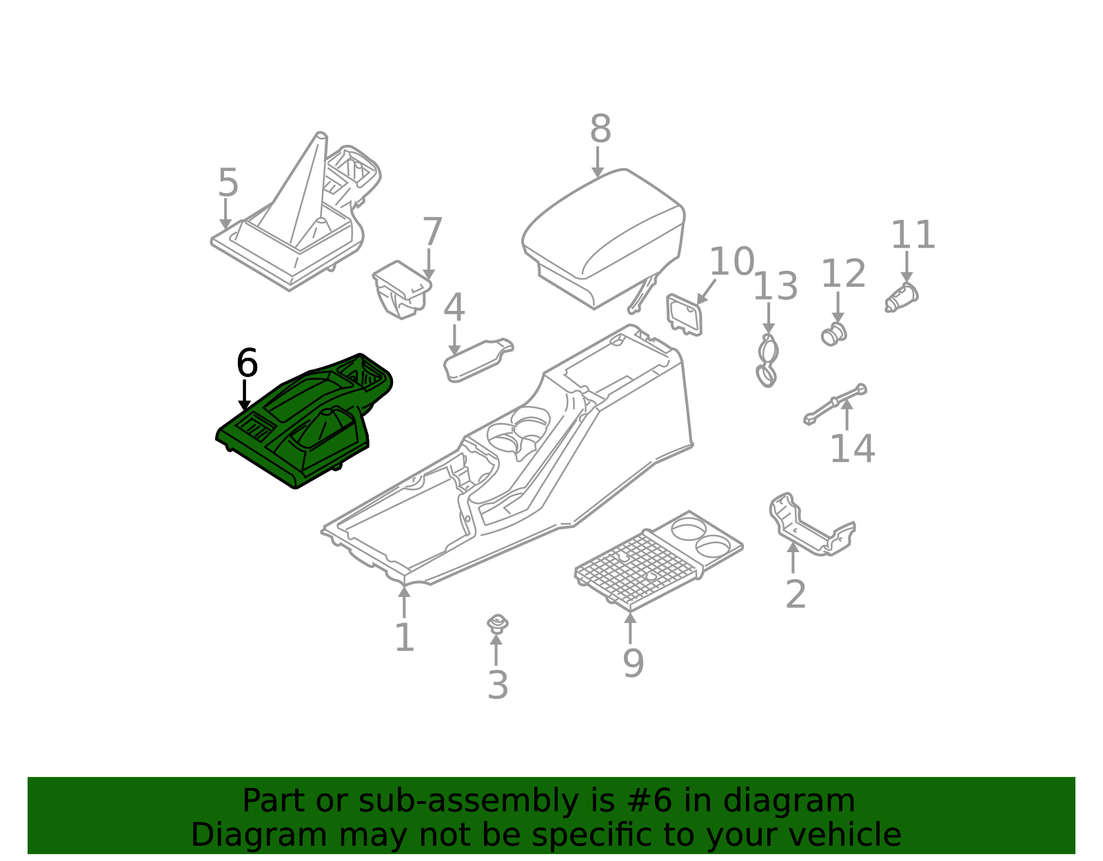 96941-0W160 - Shift Indicator 1997-2000 Nissan Pathfinder | Official ...