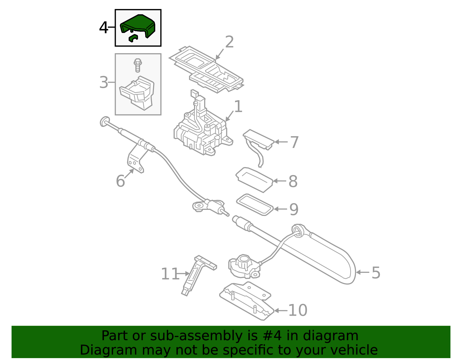 4K1-713-139-D-DB6 - Shift Knob 2019-2024 Audi | Audi OEM Parts Guy