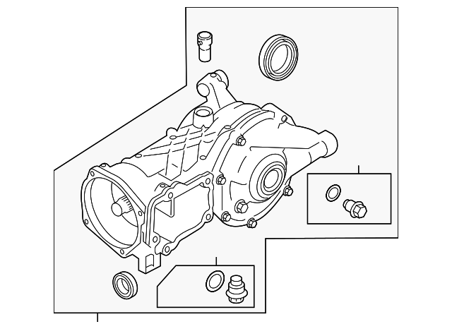 2015-2019 Land Rover Differential Assembly LR072726 | JaguarParts.com