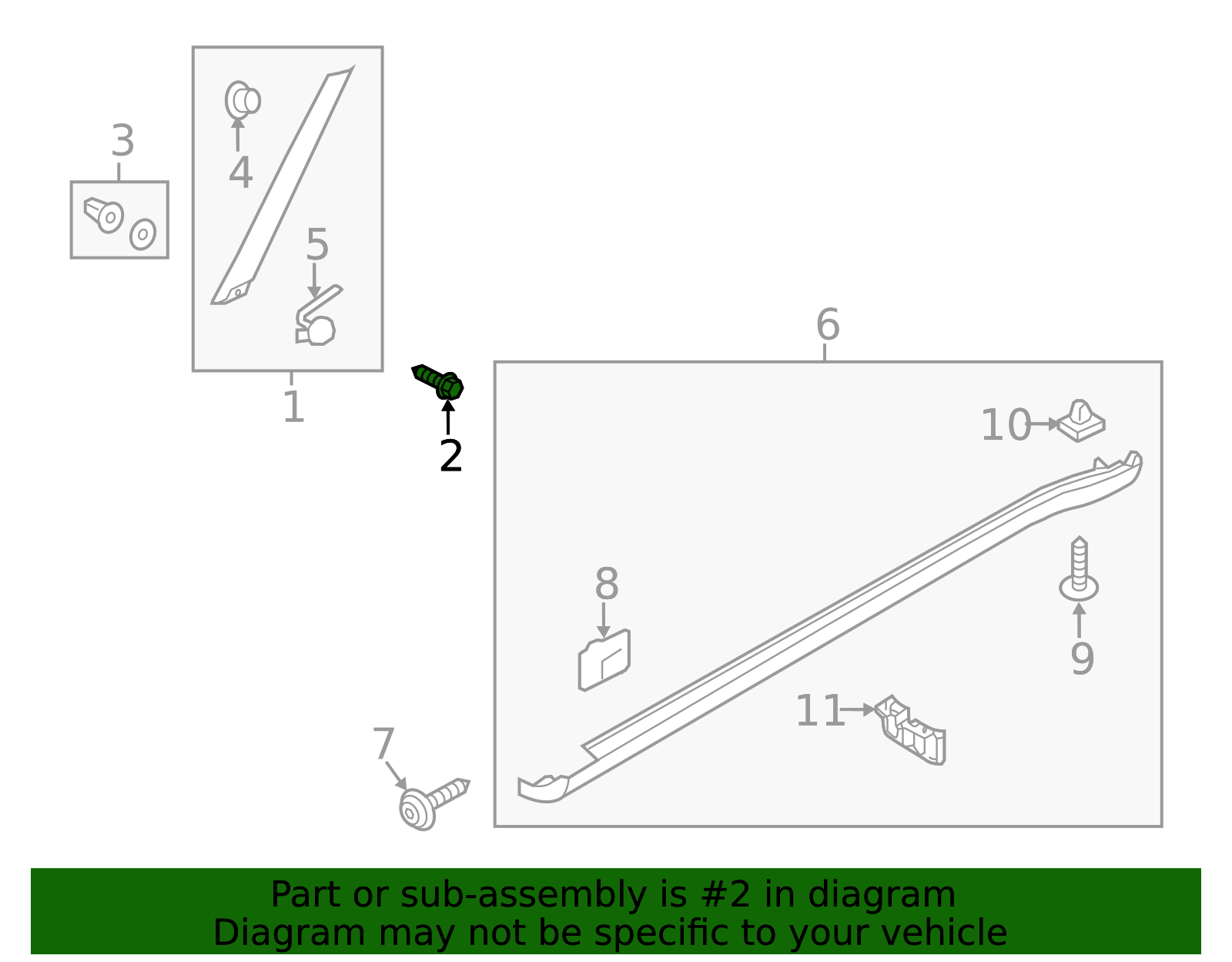 12441-05167B - Bumper Cover Screw 2004-2019 Kia | Kia.Parts Store